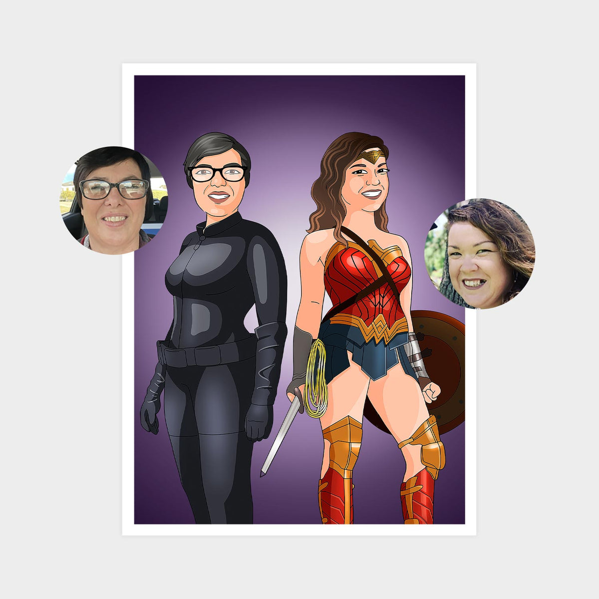 Personalized superhero portraits | Photo to drawing – Get Animized